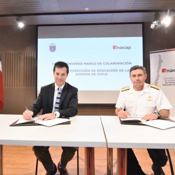 Dirección de Educación de la Armada e Inacap firman convenio de colaboración - Armada de Chile
