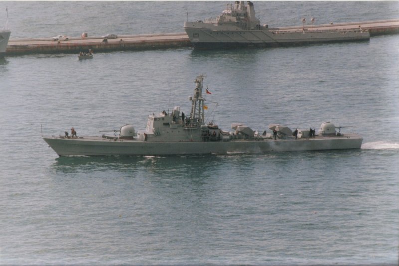 BASE NAVAL - Misileras SAAR IV,SAAR III y TIPO-148 - Flotilla Auxiliar