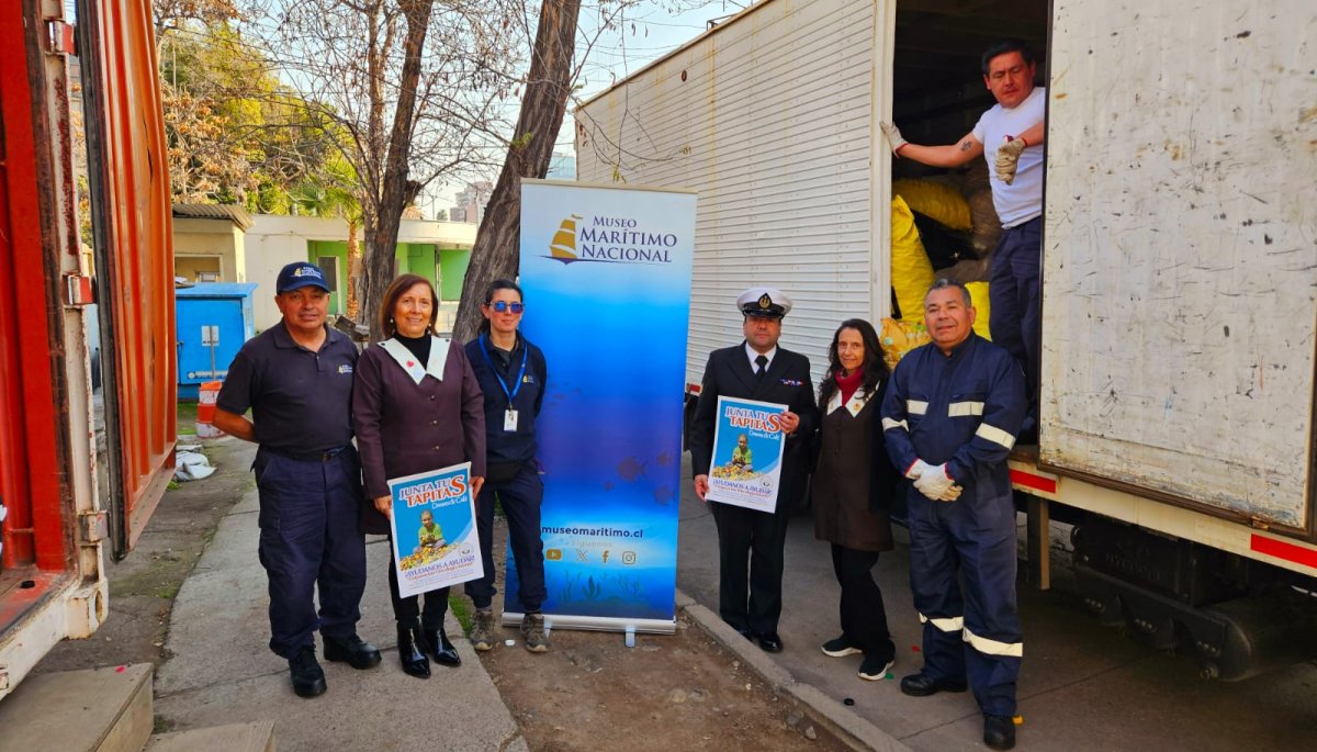Museo Marítimo Nacional hizo entrega de un nuevo cargamento de tapitas ...