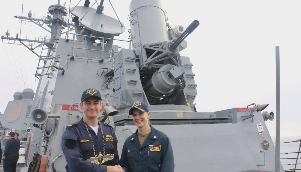 Finaliza intercambio operativo en destructor la Armada de Estados ...